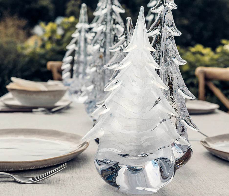 Snowdrift Evergreen Glass Tree – Robert's